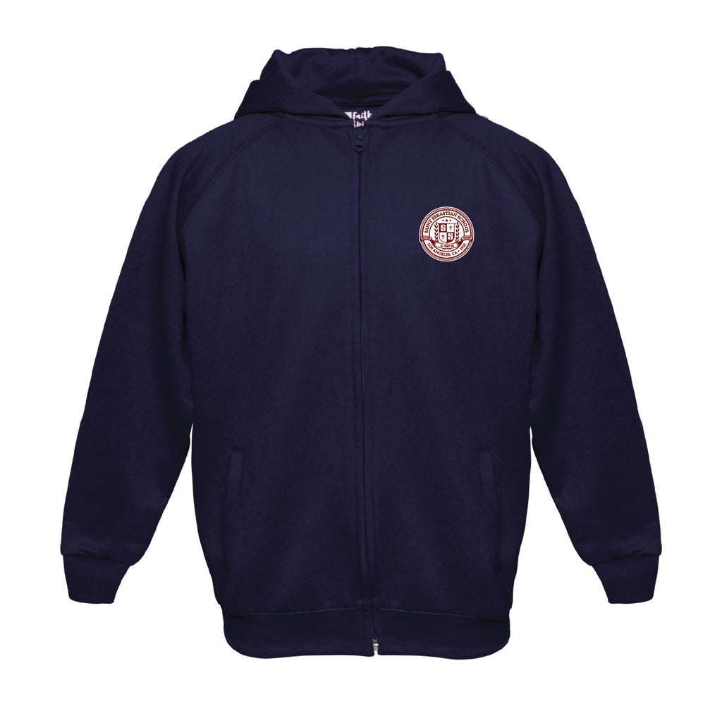 Saint Sebastian Full Zip-Up Hoodie – Faith Uniforms