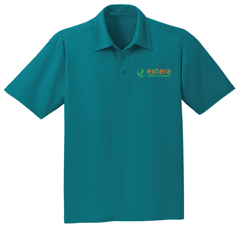 Extera Teal Polo – Faith Uniforms