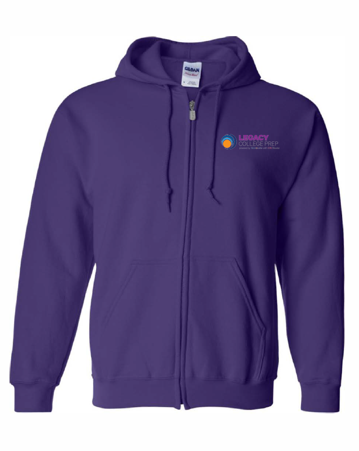 Legacy College Prep Full Zip-Up Hoodie – Faith Uniforms